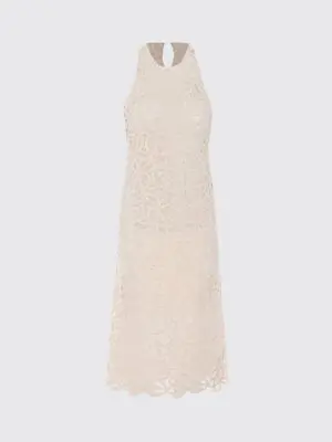 Patrizia Pepe Macramé Midi Dress