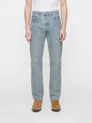 MAISON MARGIELA Straight Leg Cotton Denim Jeans - Ice