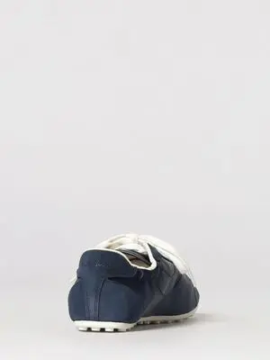 Paul Smith Satin And Suede Lace Up Sneakers - Blue