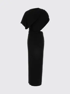 Alberta Ferretti Asymmetrical Cut-out Maxi Dress