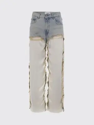 HAIKURE Bonnie Wide Leg Satin Jeans