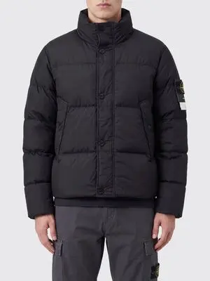 Stone Island Quilted Water-repellent Nylon Down Jacket - Black