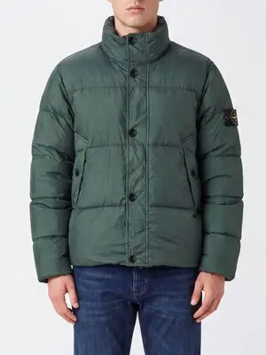 Stone Island Quilted Water-repellent Nylon Down Jacket - Olive