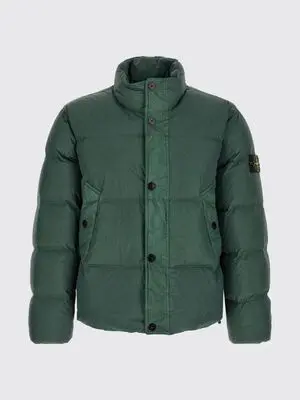 Stone Island Quilted Water-repellent Nylon Down Jacket - Olive