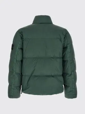 Stone Island Quilted Water-repellent Nylon Down Jacket - Olive