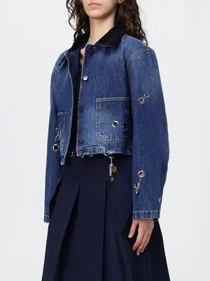 Marc Jacobs Cropped Jacket With Punk Embellishments