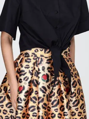 ALESSANDRO ENRIQUEZ Cropped Cotton Shirt
