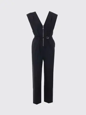 Patrizia Pepe Sleeveless V-neck Zip-up Jumpsuit