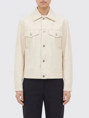 Bottega Veneta Leather Jacket - Beige