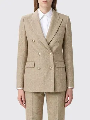 Tagliatore Double-breasted Cotton And Silk Blend Blazer
