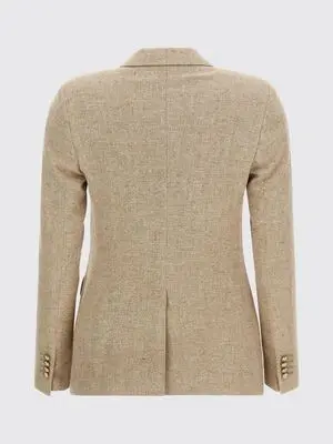 Tagliatore Double-breasted Cotton And Silk Blend Blazer