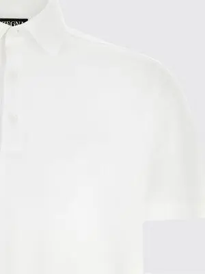 Zegna Basic Cotton Polo Shirt - White