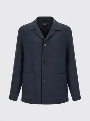 Zegna Single-breasted Linen And Wool Blend Blazer