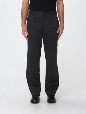PAOLO PECORA Twill Chino Trousers - Black