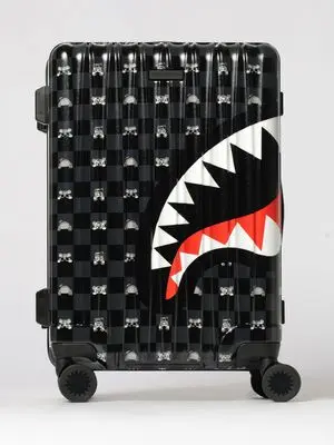 SPRAYGROUND Polycarbonate Trolley With Printed Logo - Black