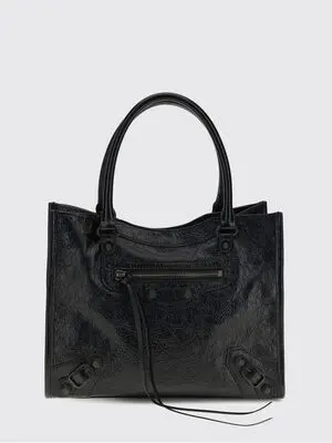 Balenciaga Le City Arena Leather Bag - Black