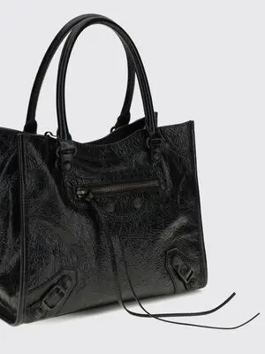 Balenciaga Le City Arena Leather Bag - Black