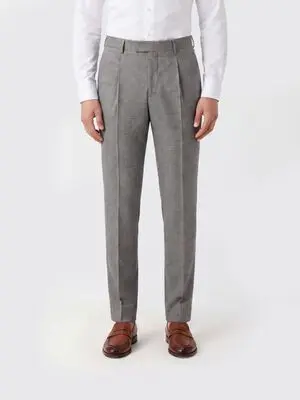 PT TORINO Stretch Virgin Wool Chino Trousers - Grey