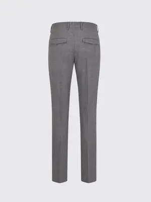 PT TORINO Stretch Virgin Wool Chino Trousers - Grey