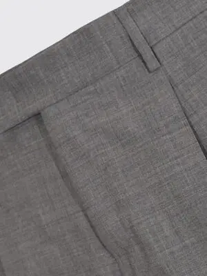 PT TORINO Stretch Virgin Wool Chino Trousers - Grey