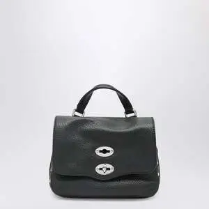 ZANELLATO Baby Postina Bag In Hammered Leather - Black