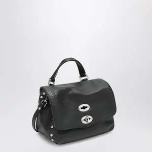 ZANELLATO Baby Postina Bag In Hammered Leather - Black