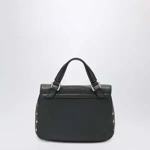 ZANELLATO Baby Postina Bag In Hammered Leather - Black