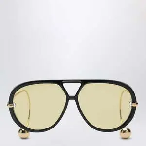 Bottega Veneta Aviator Sunglasses - Black