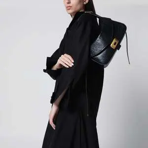 Balenciaga Clicca Shoulder Bag In Lambskin Leather