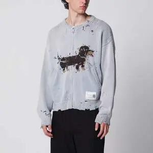 Mihara Yasuhiro Distressed Cardigans For Men