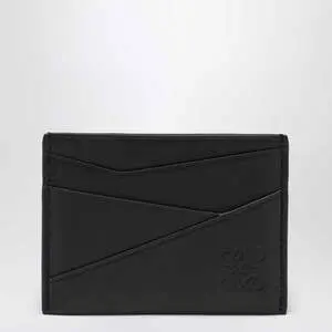 Loewe Leather Puzzle Card Holder - Black