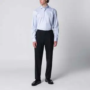 SANTANIELLO Wool Blend Trousers