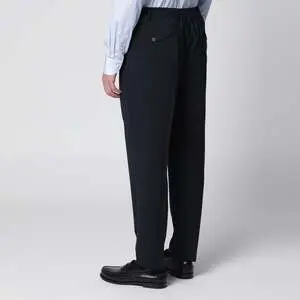 SANTANIELLO Wool Blend Trousers