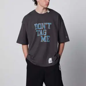 Mihara Yasuhiro Don't Tag Me Cotton T-shirt - Black