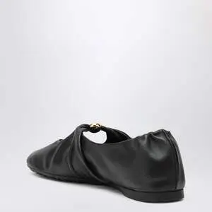 Loewe Nappa Pebble Ballerina Flats - Black