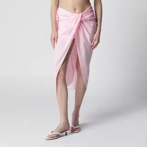 Jacquemus Light Asymmetric Pareo Skirt