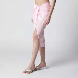 Jacquemus Light Asymmetric Pareo Skirt