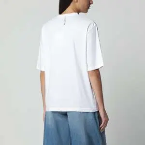 Jacquemus Cotton And Hemp Jersey T-shirt With Logo Print