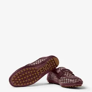 Fendi Baguette Driving Loafers