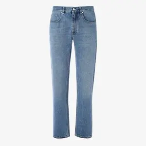 Fendi Straight-cut Denim Jeans - Blue
