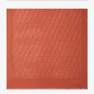 Fendi Ff Stole - Red
