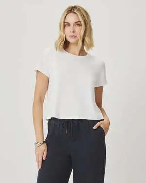 Splendid Splendid Louisa Short Sleeve Tee Heather Grey