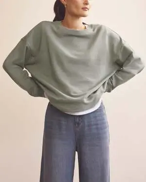 Splendid Greta Terry Crewneck