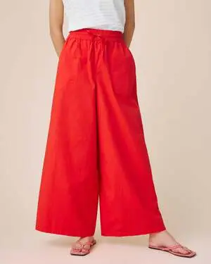 Splendid Mallory Wide Leg Poplin Pants