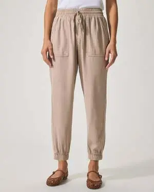 Splendid Lakeside Jogger With Cargo Pockets And Drawstring Waist