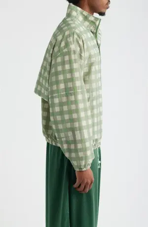ELWOOD Off-grid Gingham Check Windbreaker Jacket