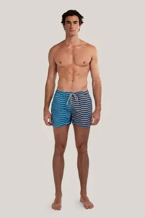GOODPARK Boardwalk Trunk With Printed Design - Split Stripe