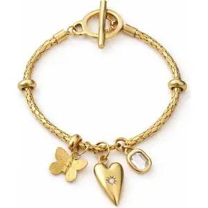 ADORN BY ALEXANDRA RILEY Mariposa Charm Bracelet - Gold
