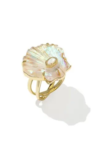Kendra Scott Lucia Shell Cocktail Ring