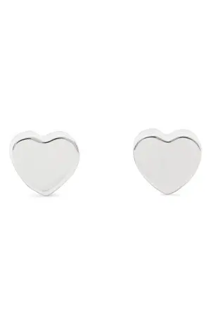 Kate Spade New York Heart Stud Earrings - Silver